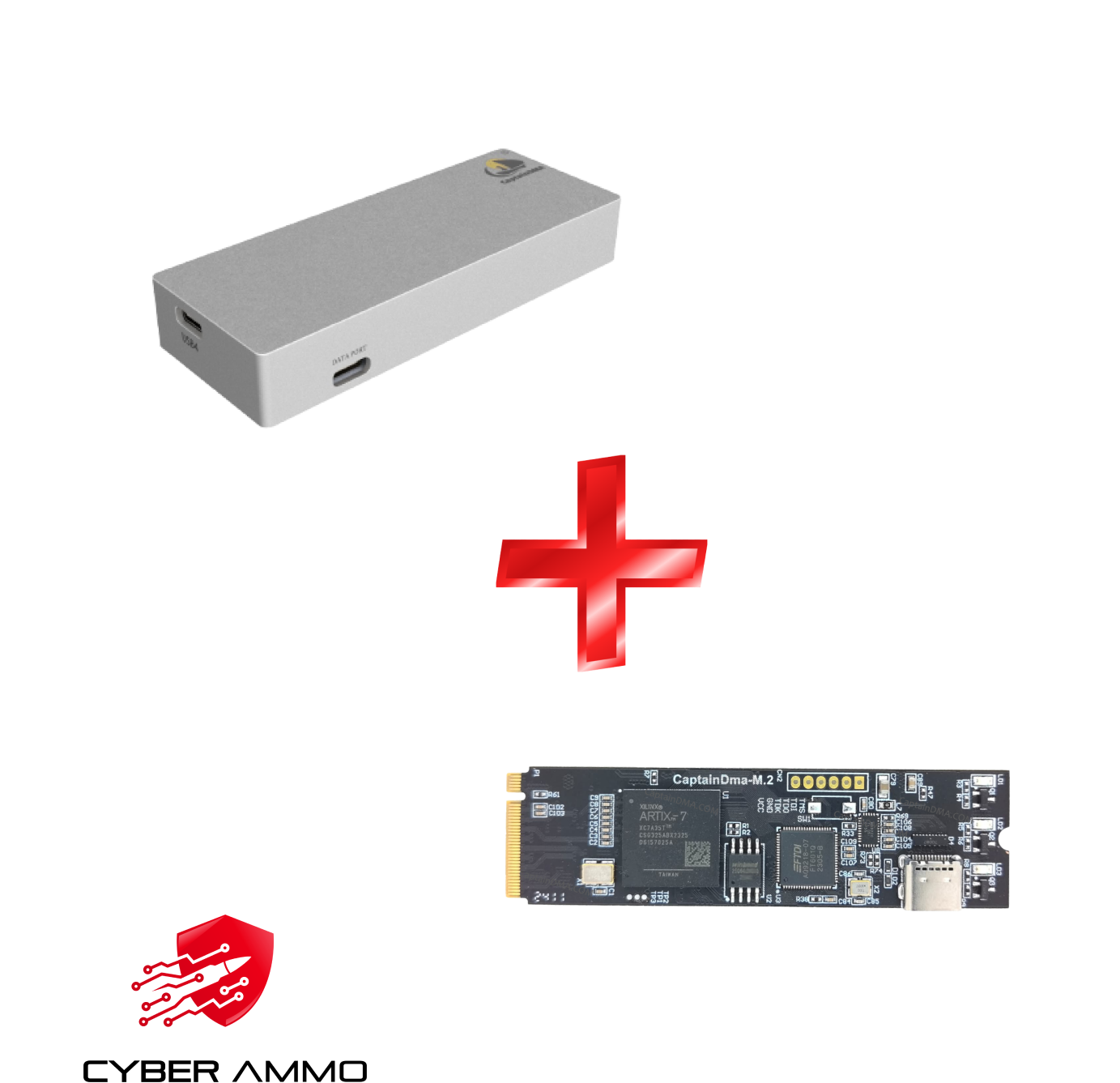 Thunderbolt M.2 NVMe Enclosure - CyberAmmo - DMA WebShop
